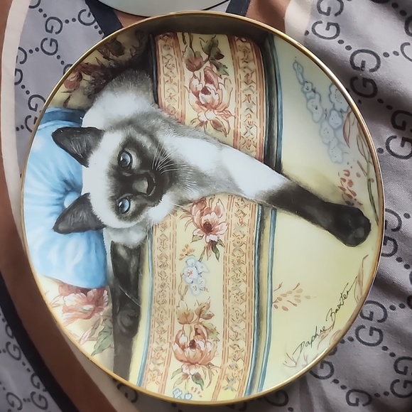 Franklin Mint | Other | Franklin Mint Limited Edition Siamese Cat ...